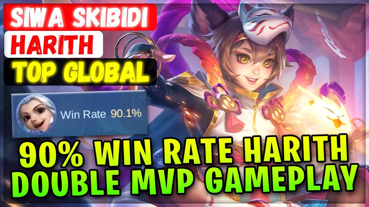 90% Win Rate Harith Double MVP Gameplay [ Top Global Harith ] SIWA ...