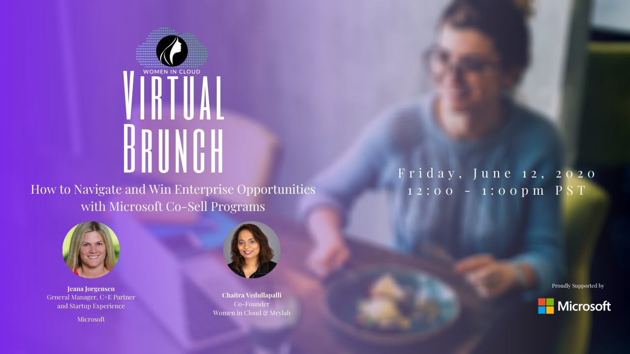 Virtual Brunch: How to Navigate & Win Enterprise Opportunities w ...