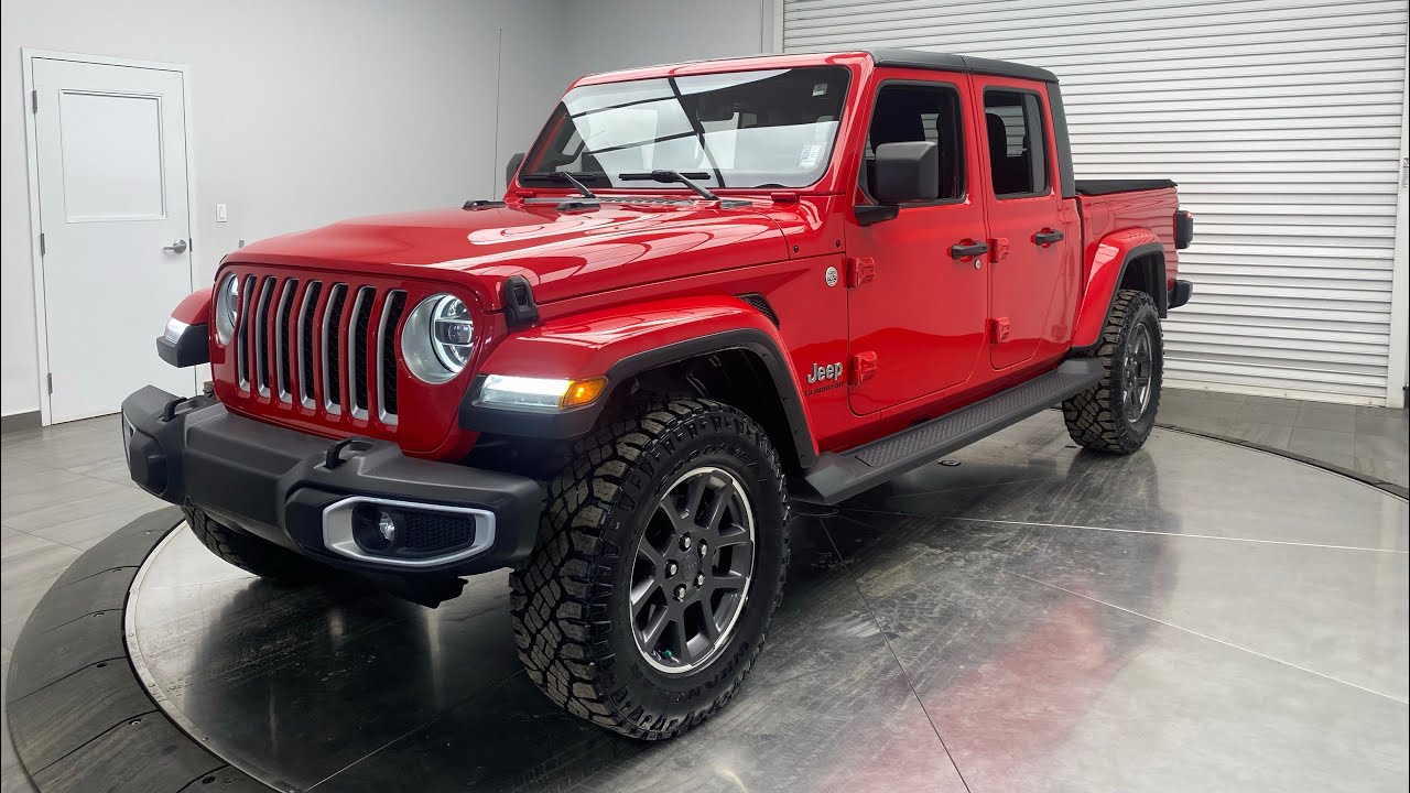 Pre-Sold Firecracker Red Jeep Gladiator Overland - YouTube