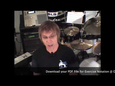Drum Lesson - Half Time Shuffle #2 Workout #1 - Billy Ashbaugh - YouTube