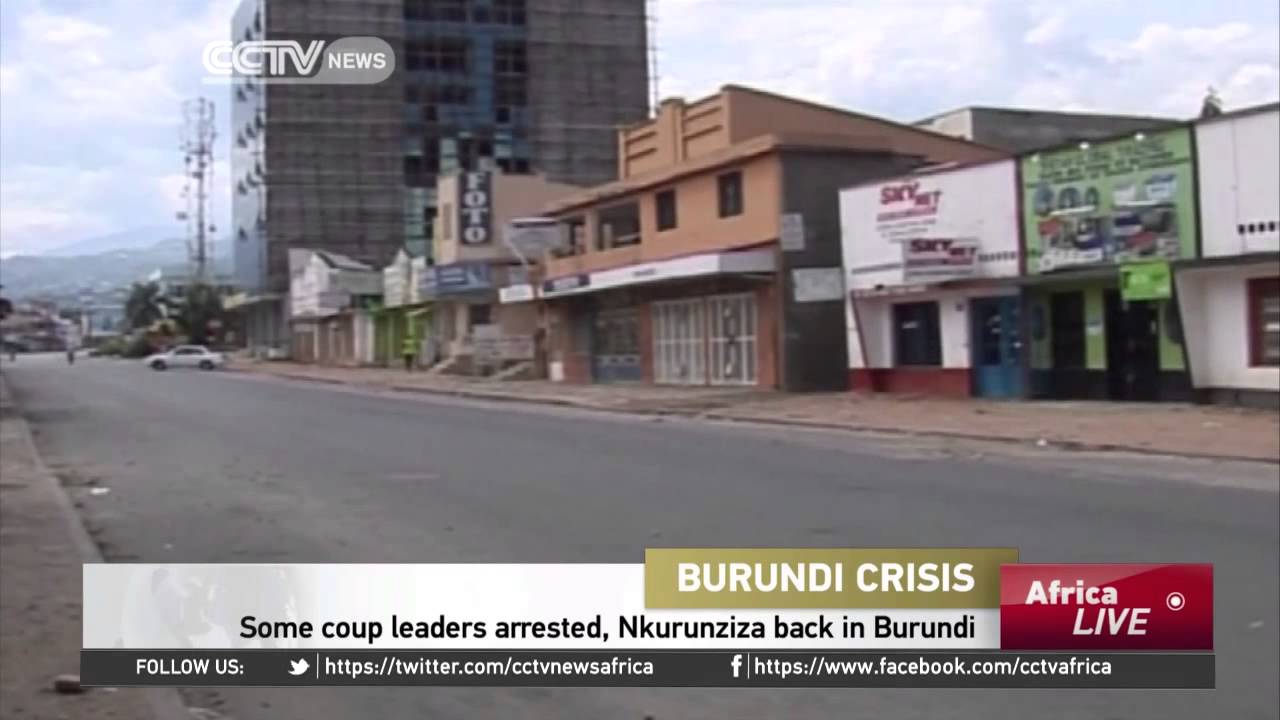 Imyigaragambyo mu Burundi 15.5.2015 - YouTube