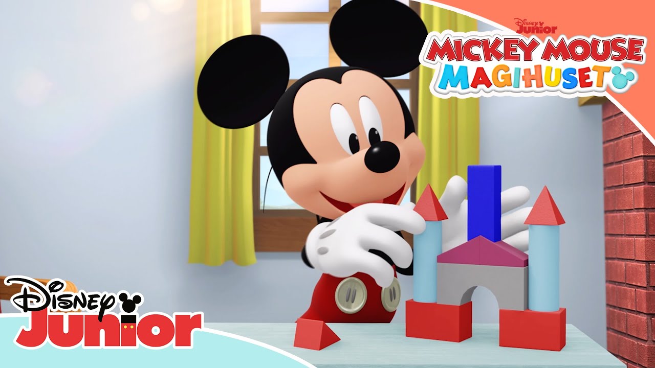 Byg et slot med Mickey Mouse | Disney Junior Danmark - YouTube