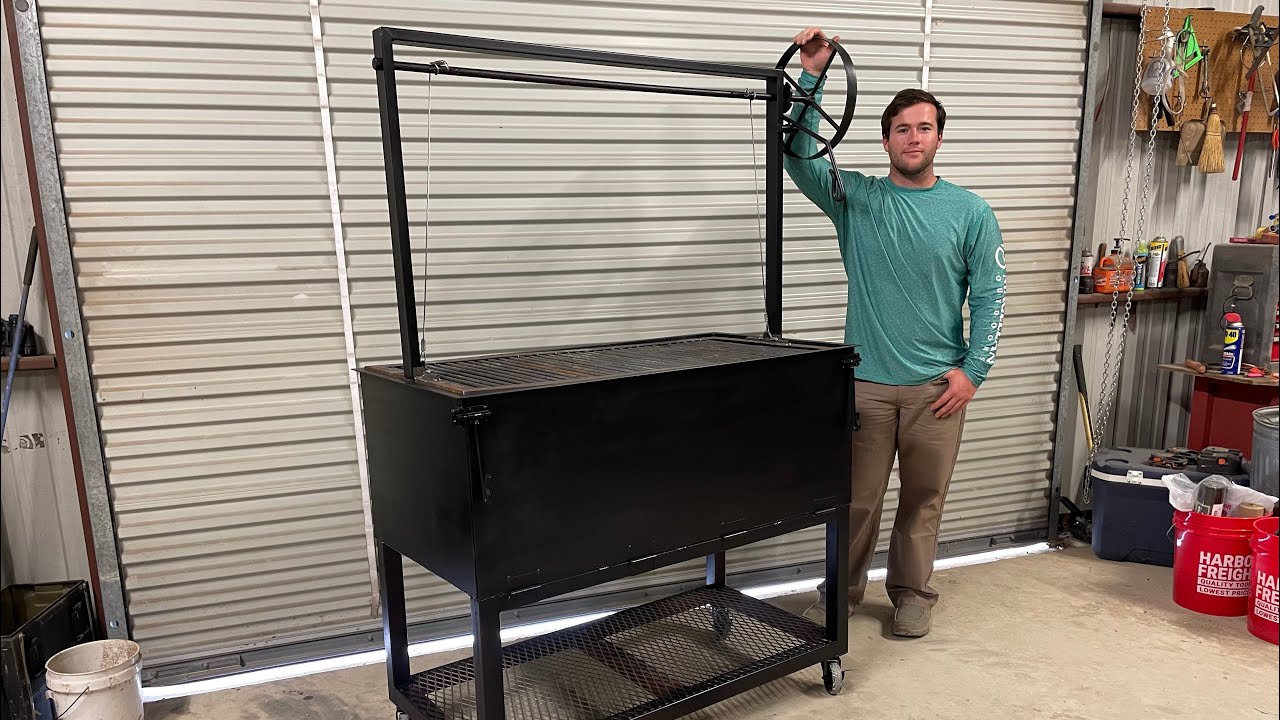 Building an Santa Maria BBQ Pit - YouTube