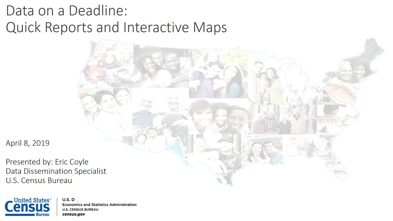 Data on a Deadline: Quick Reports and Interactive Maps - YouTube