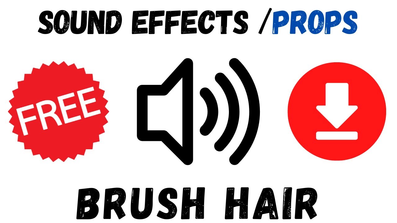 Sound effects /Brush Hair /free download - YouTube