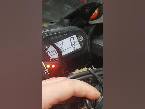 Yamaha R3 service reset - YouTube