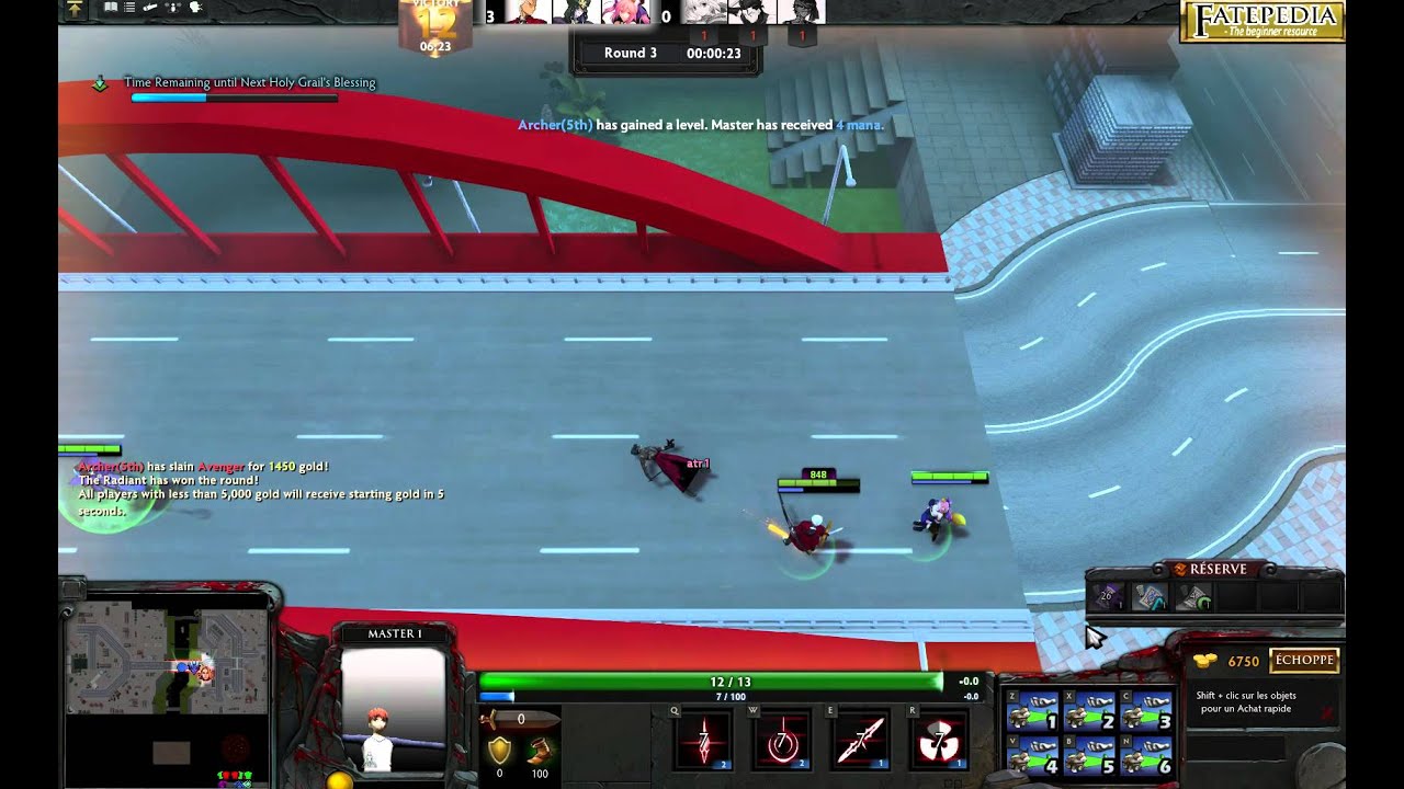 Fate/Another 3v3 Archer(5th) Dota 2 - YouTube