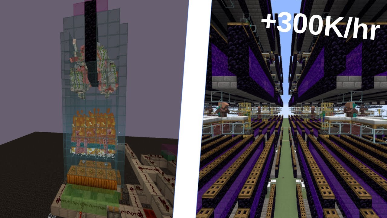 I built the FASTEST IRON FARM to be made in minecraft - YouTube