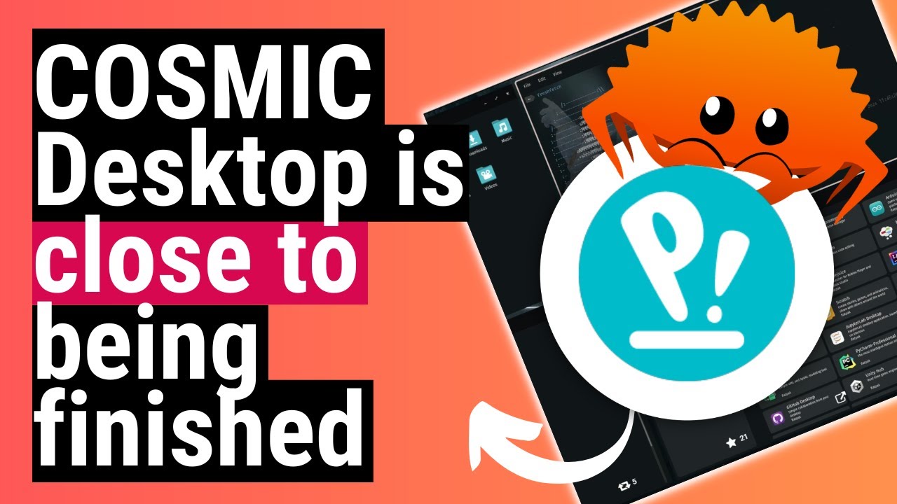 Cosmic Desktop from System76 the Alpha Countdown.. - YouTube