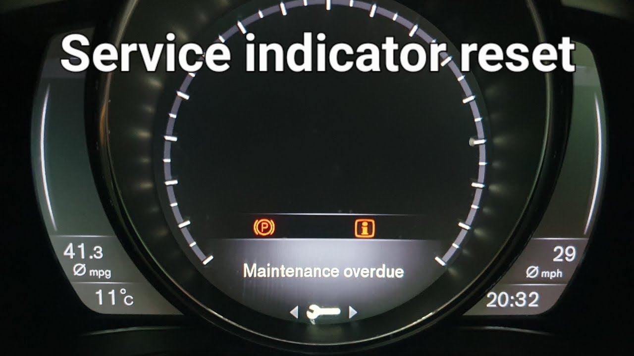 Volvo XC60 D4 service indicator reset - How to - YouTube
