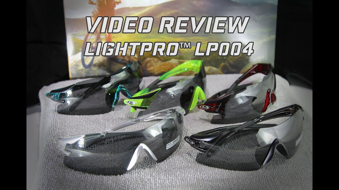 Review แว่นขี่จักรยาน LIGHTPRO™ LP004 - YouTube