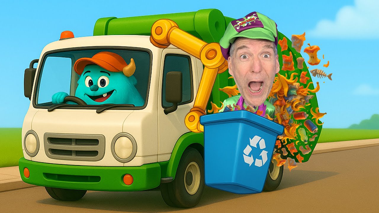 Garbage Man Song for Kids | Monster Mission Team | Master Plaster - YouTube