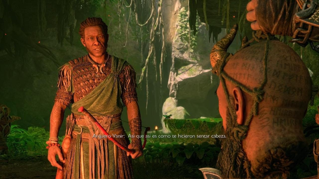 God of War Ragnarök_ MIMIR ALDIRI ARQUERA VINIR - YouTube