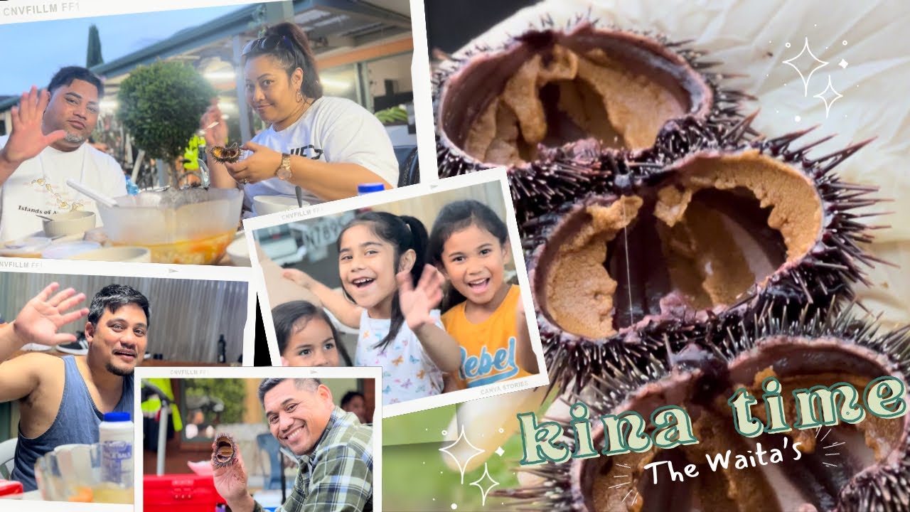 Kina (sea urchin)😋 | Dinner time | Family💕 | The Waita’s💫 - YouTube