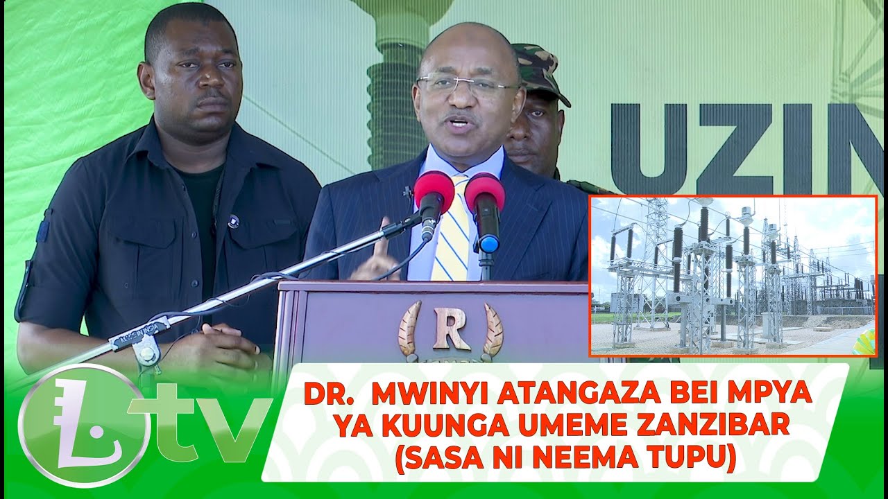 DR. MWINYI ATANGAZA BEI MPYA YA KUUNGA UMEME ZANZIBAR (SASA NI NEEMA ...
