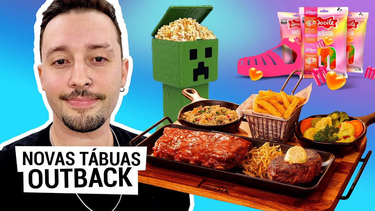 Novas Tábuas OUTBACK, Minecraft na Cinépolis e Balas Melissa & Docile ...