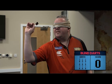 Blind Darts 🤣 w/ Stephen Bunting