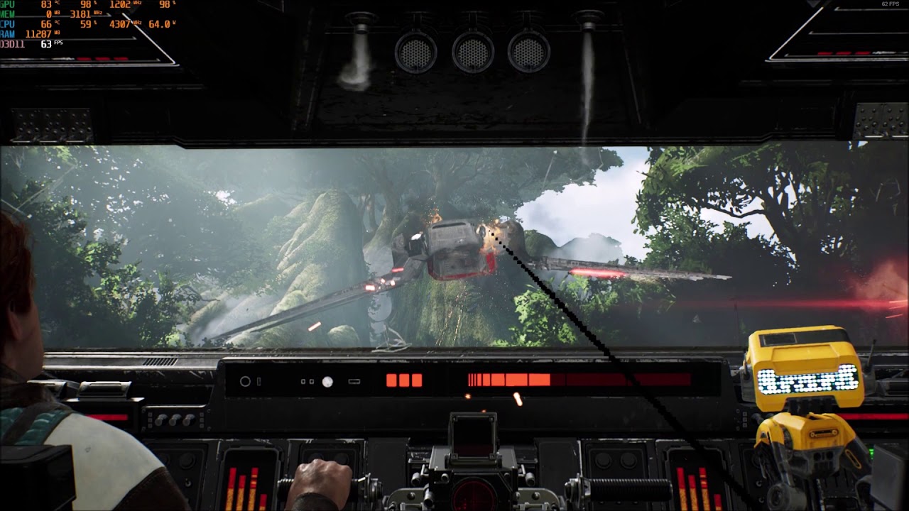 Star Wars Jedi: Fallen Order AT-AT Scene (spoiler free) - YouTube