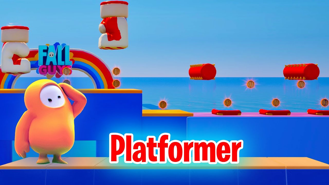 Fall Guys Platformer Game - YouTube