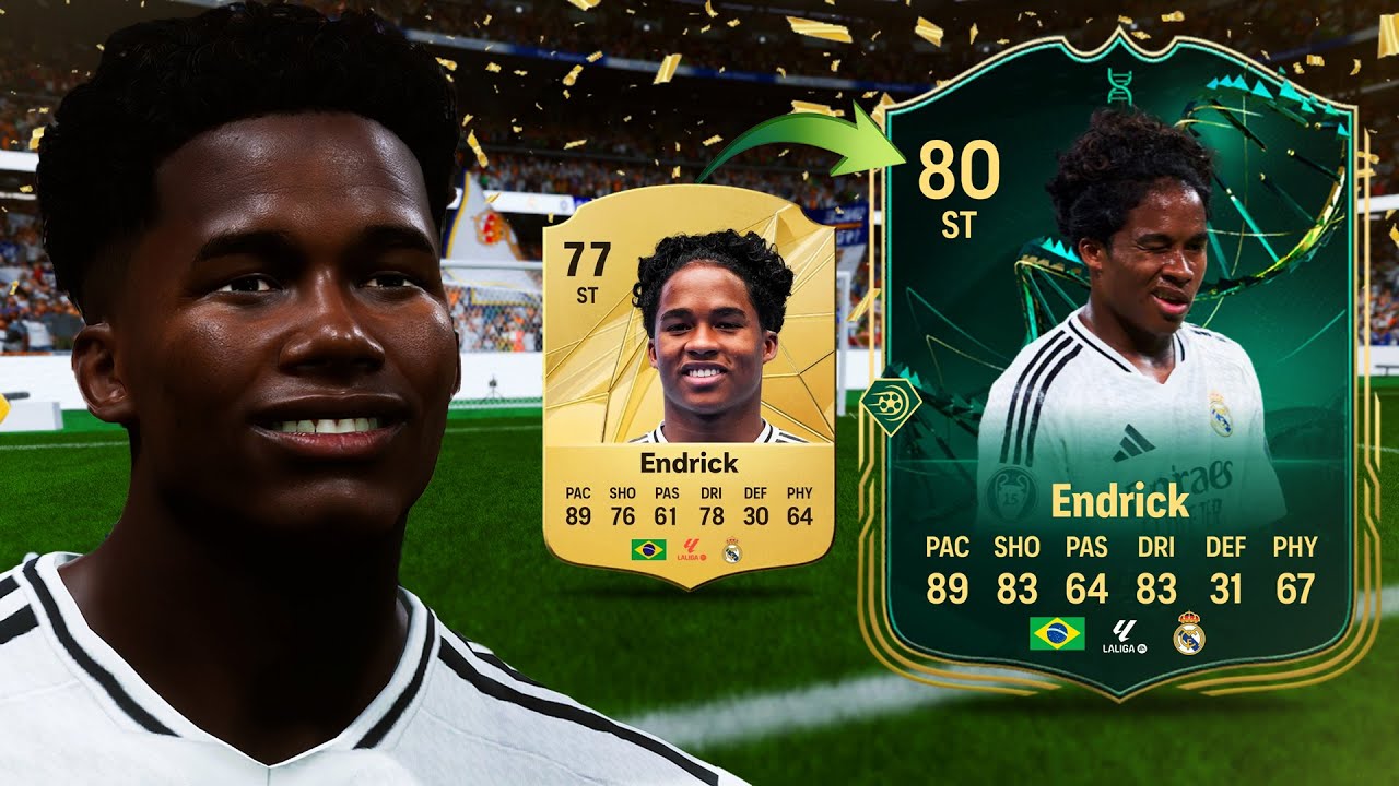 I turned Endrick into the BEST EVOLUTION in FC 25! 🤯 - YouTube
