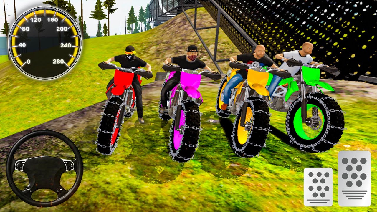 Dirt Motor Bike Racing Simulator 2025 - Off-Road Bike Stunt Driving 3D ...