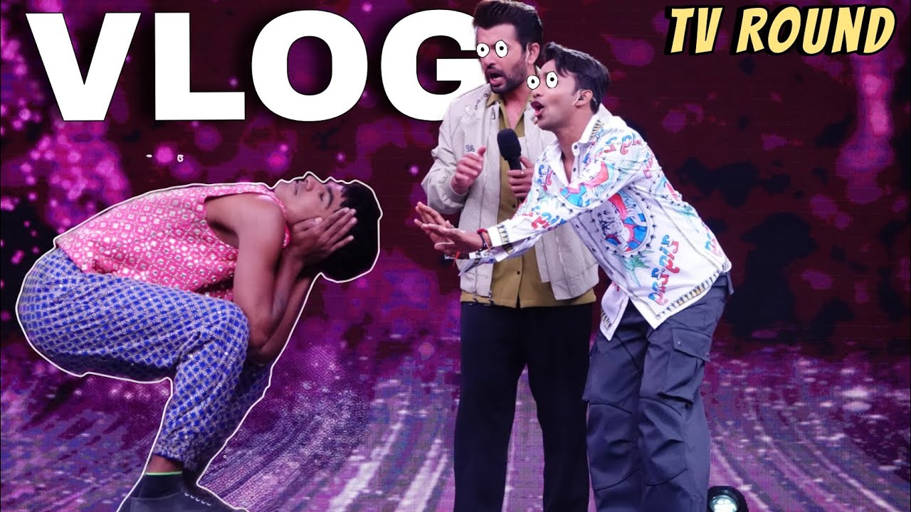 TV Round of INDIA'S BEST DANCER | VLOG - YouTube