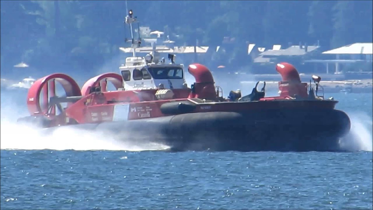 Vancouver BC Hovercraft SIYAY Coast Guard Canada - YouTube