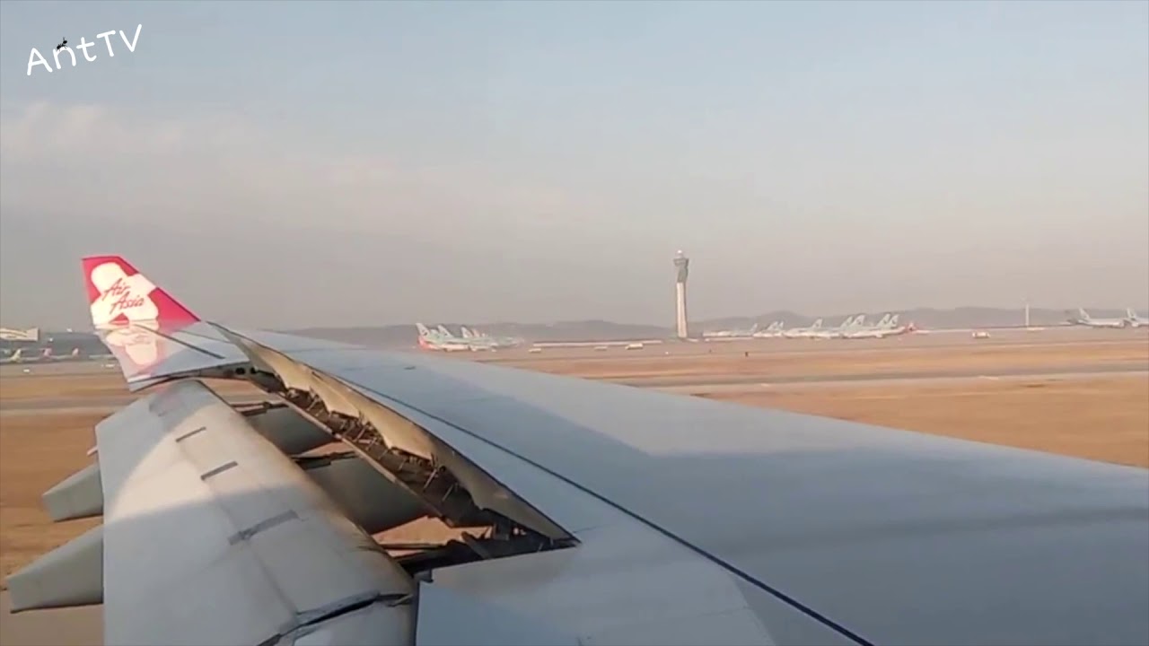 AirAsia X D7 509 Landing at Seoul Incheon International Airport - YouTube