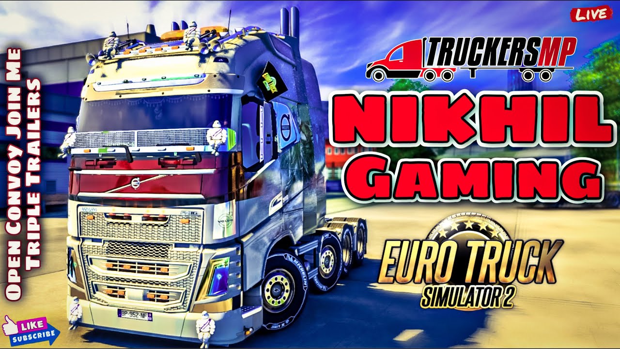 🔴ets 2 Live Euro Truck Simulator 2 Tripple Trailers Open Convoy