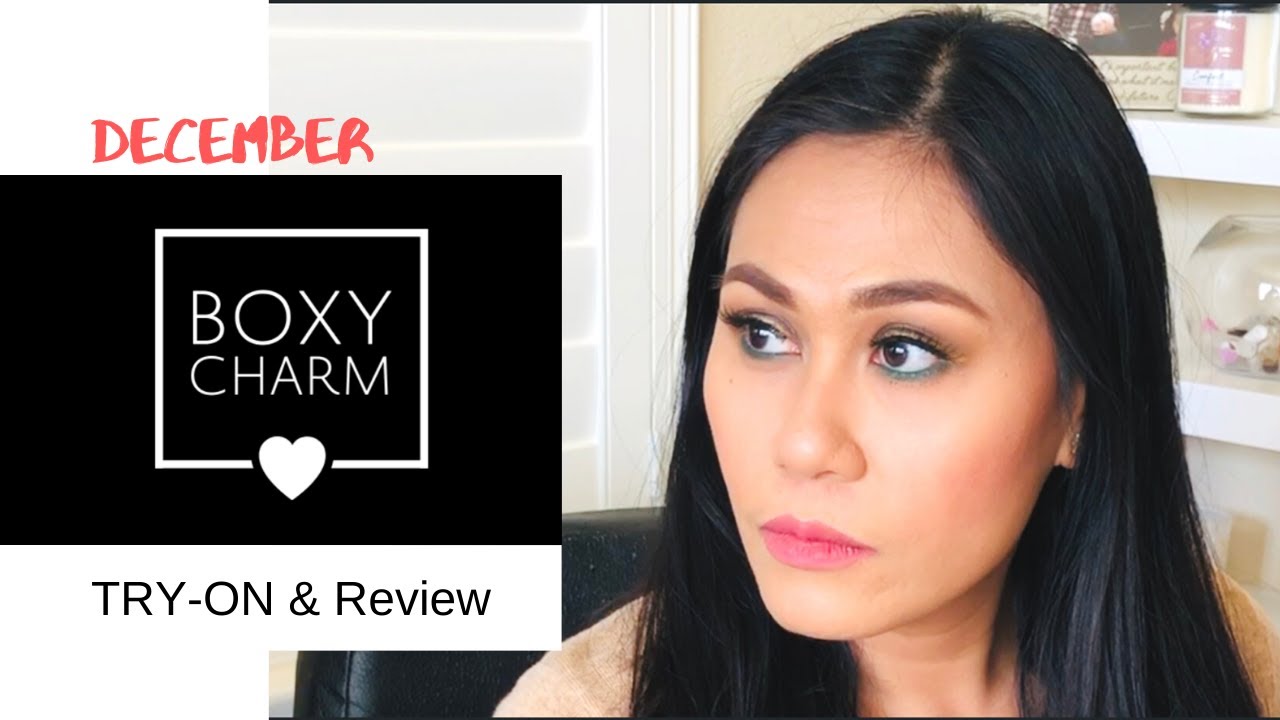 December Boxycharm Review | Try-on First Impressions - YouTube
