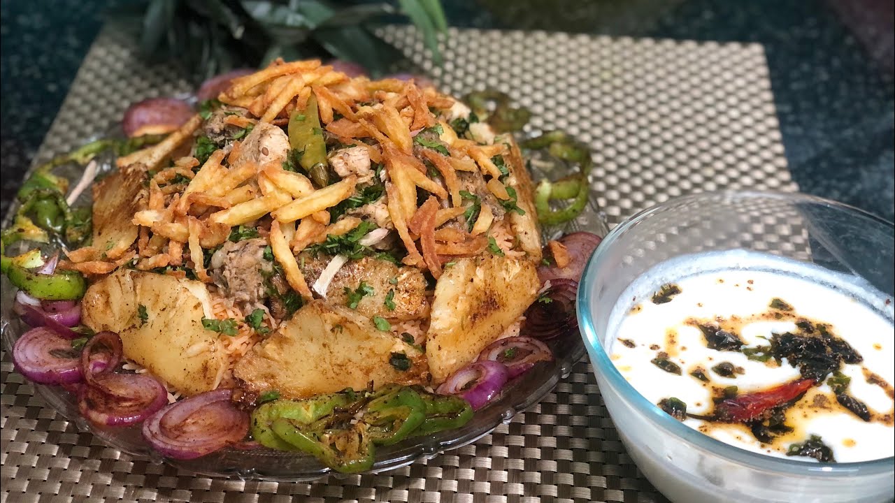 Salli boti rice with a twist | With Curry Leaves Raita | Healthy Recipe ...