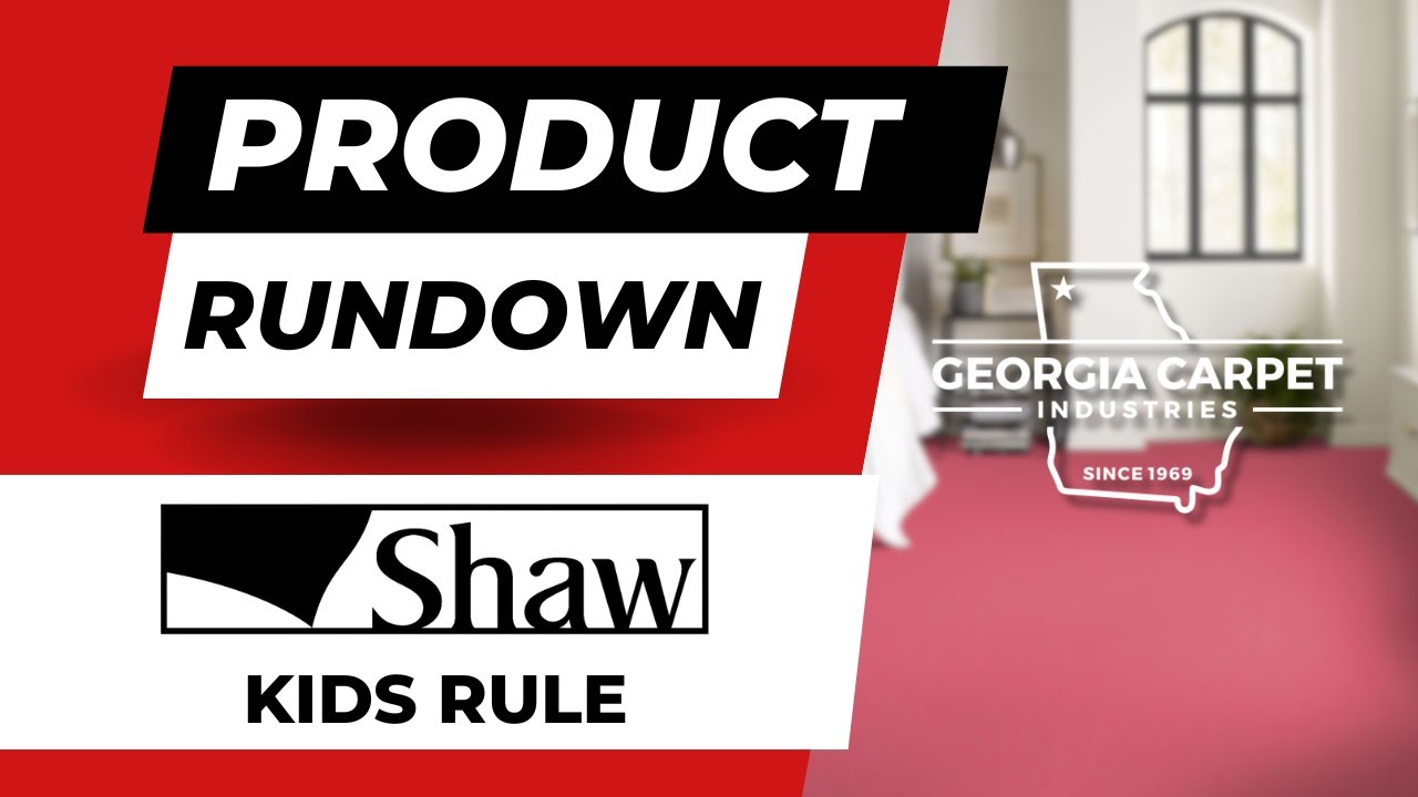 Shaw Kids Rule Residential Carpet - YouTube