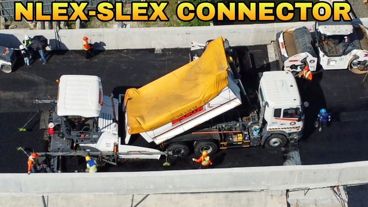 ACTUAL FOOTAGE SA PAG ASPALTO NG NLEX-SLEX CONNECTOR SECTION 2 UPDATE 03/03/2025 - YouTube