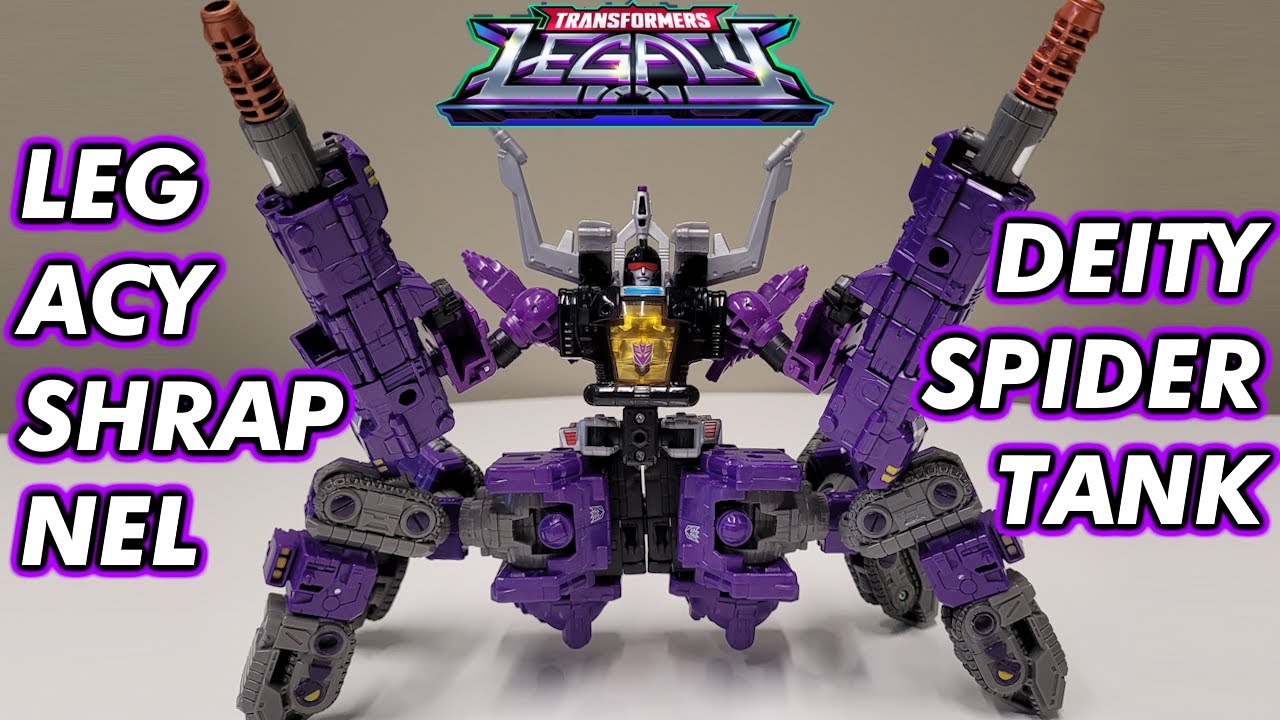 Transformers Legacy Shrapnel Deity Spider Tank - YouTube