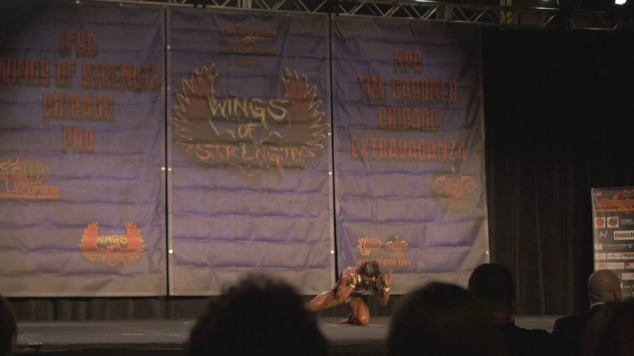 IFBB Chicago Wings of Strength 2016, Sarah Fechter Women's Physique Pro ...