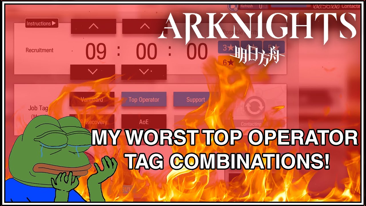Arknights [EN] MY WORST TOP OPERATOR TAG COMBINATIONS! - YouTube