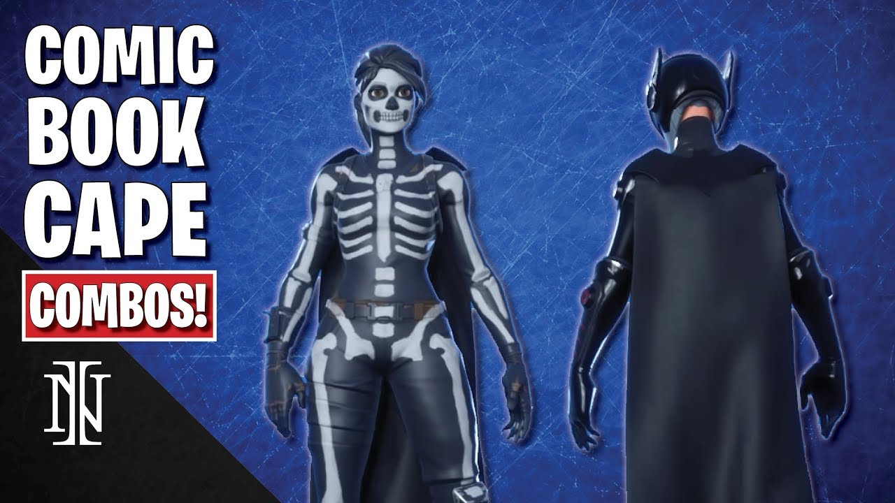 BATMAN COMIC BOOK CAPE COMBOS in Fortnite - YouTube