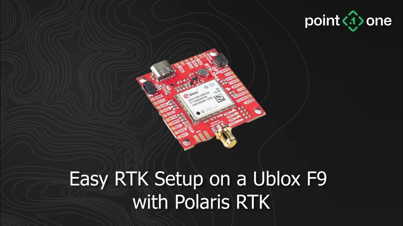 Easy RTK setup on a Ublox F9 Receiver with Polaris RTK - YouTube