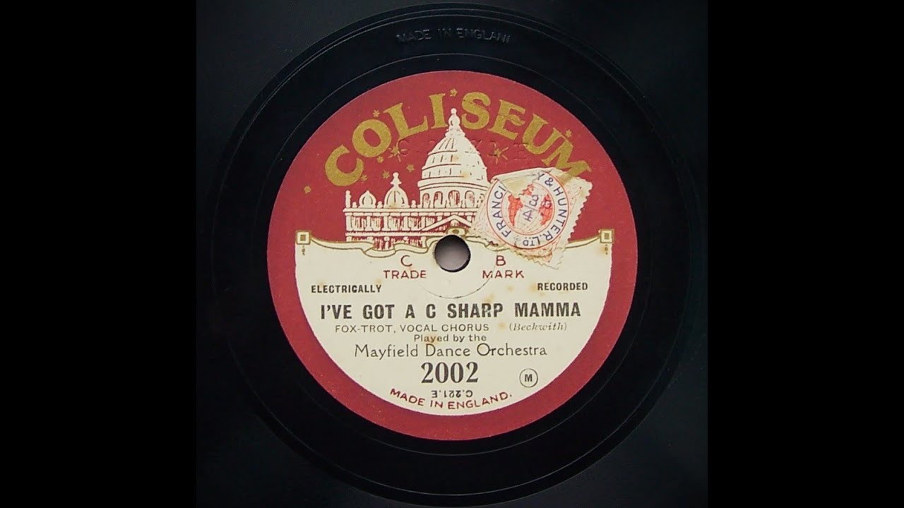 I've Got A C Sharp Mamma - Harry Bidgood and His Orchestra (1927) - YouTube