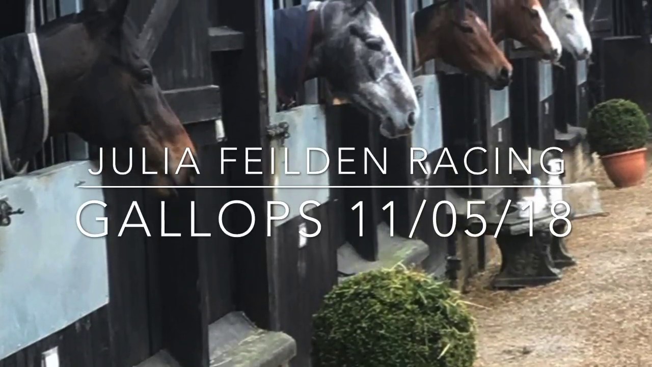 Gallops 12 May 2018 - Julia Feilden Racing - YouTube