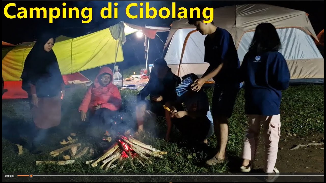 Camping di Cibolang Hot Spring Pengalengan - YouTube