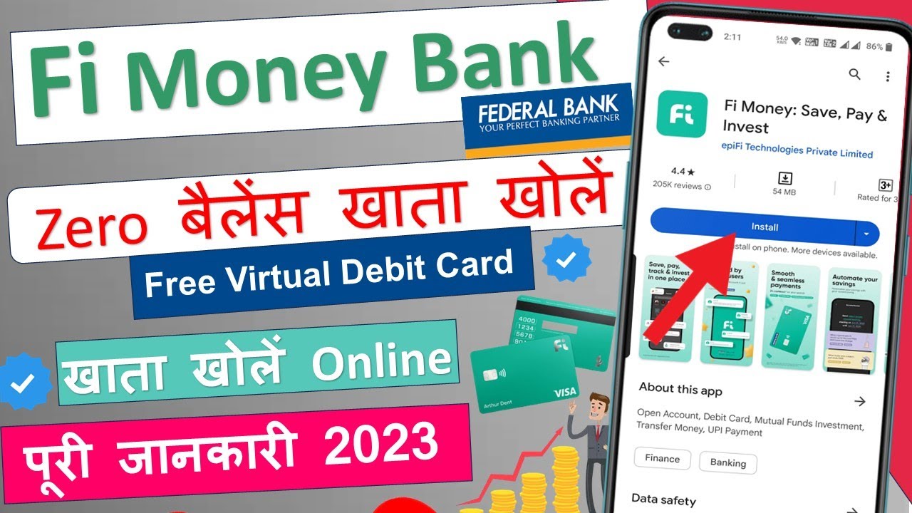 Fi Money Bank Account Opening - Best zero balance bank account with ...