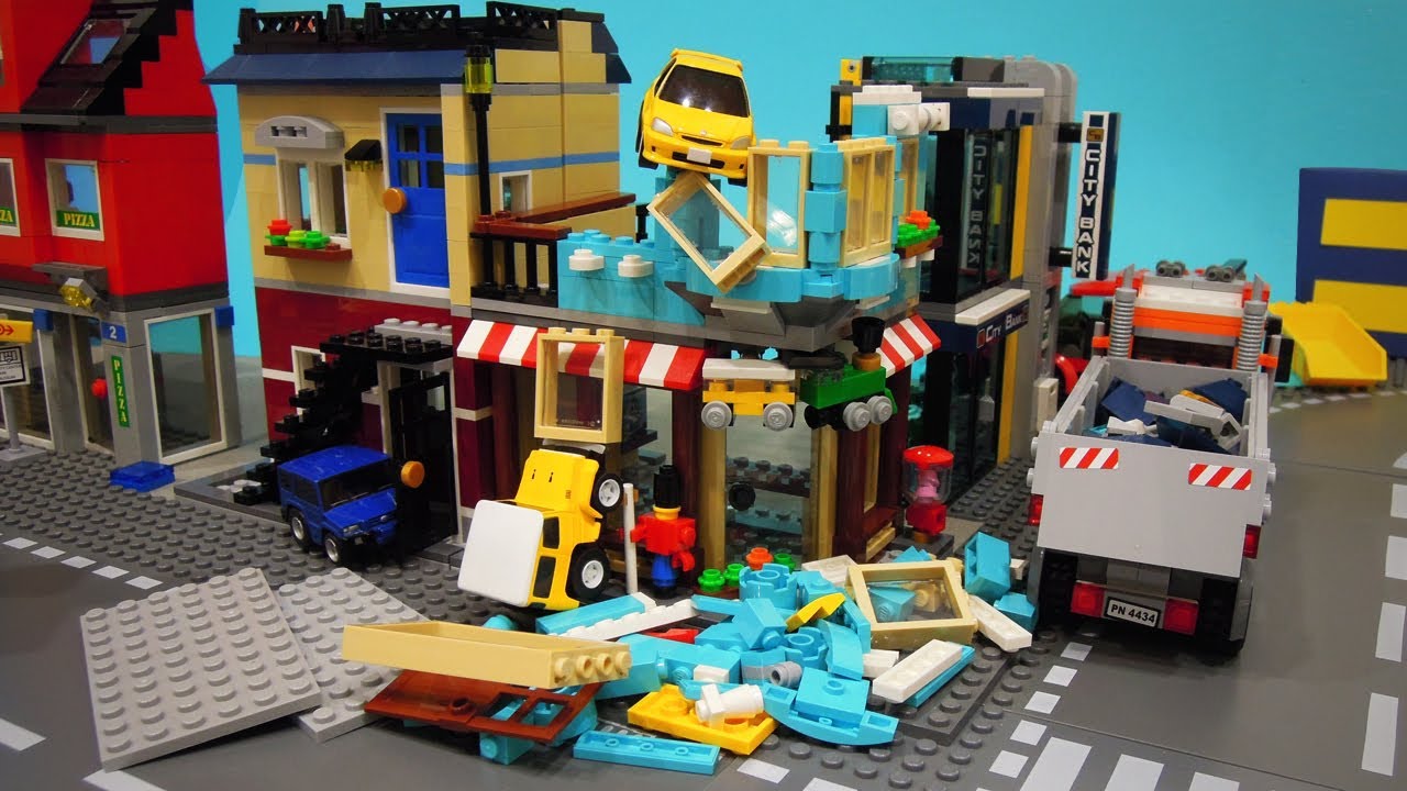 Noisy Shop Construction - Lego StopMotion - YouTube