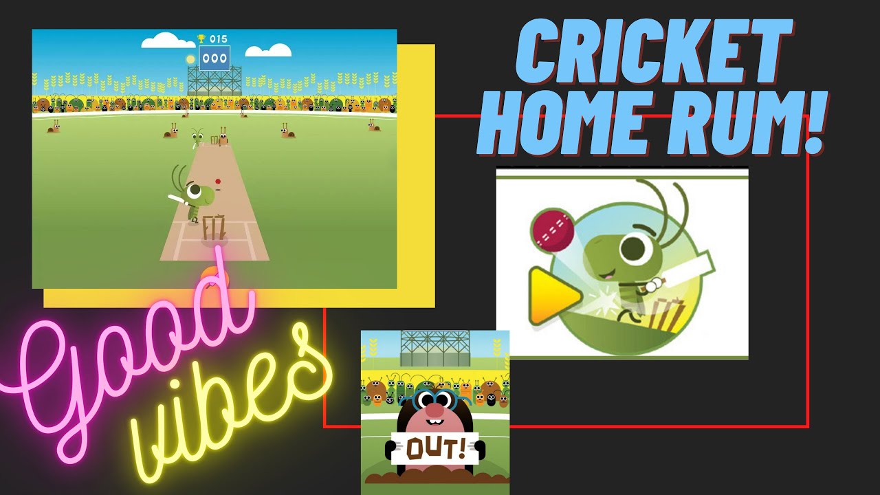 Google Doodle Games/Cricket - YouTube