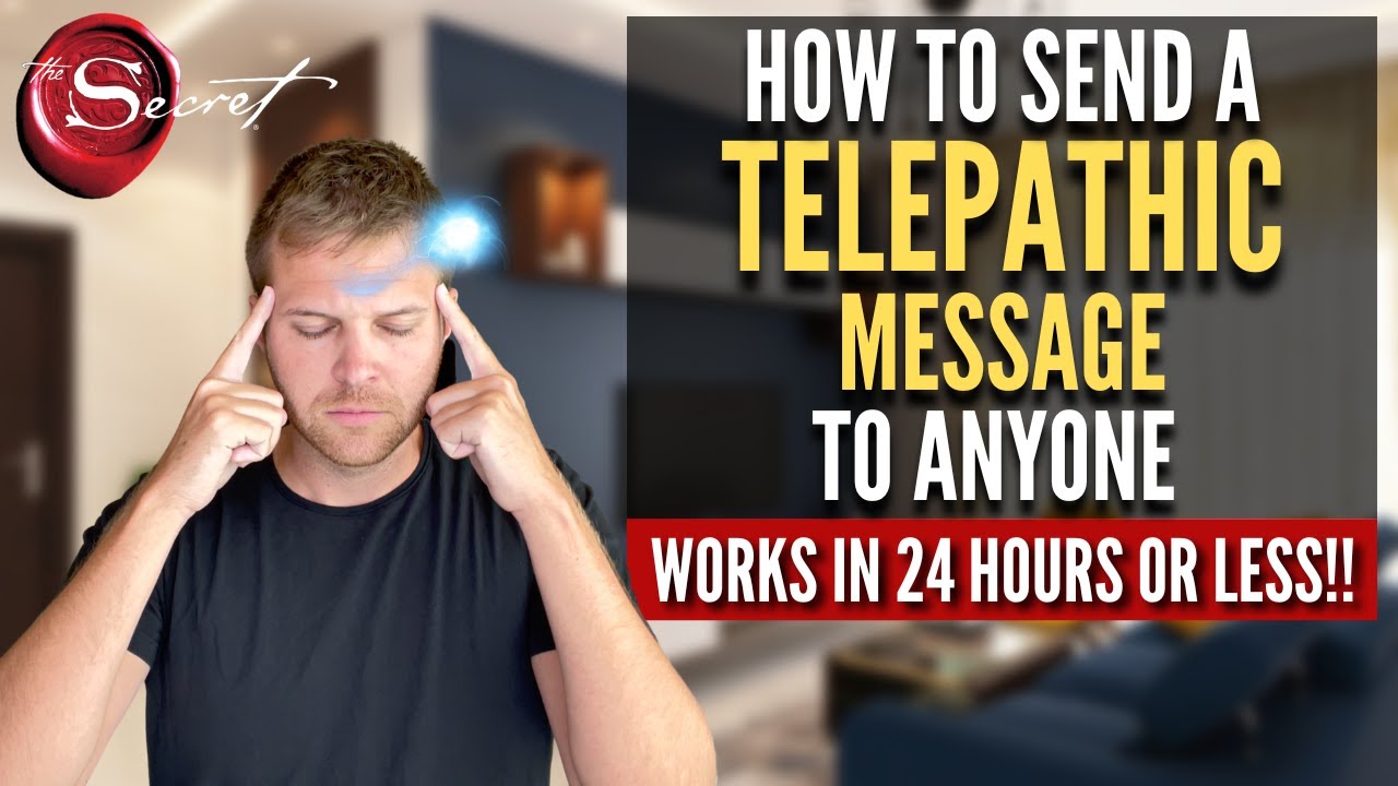 100% TELEPATHY Send A TELEPATHIC MESSAGE To Anyone and Get Proof in 24 ...
