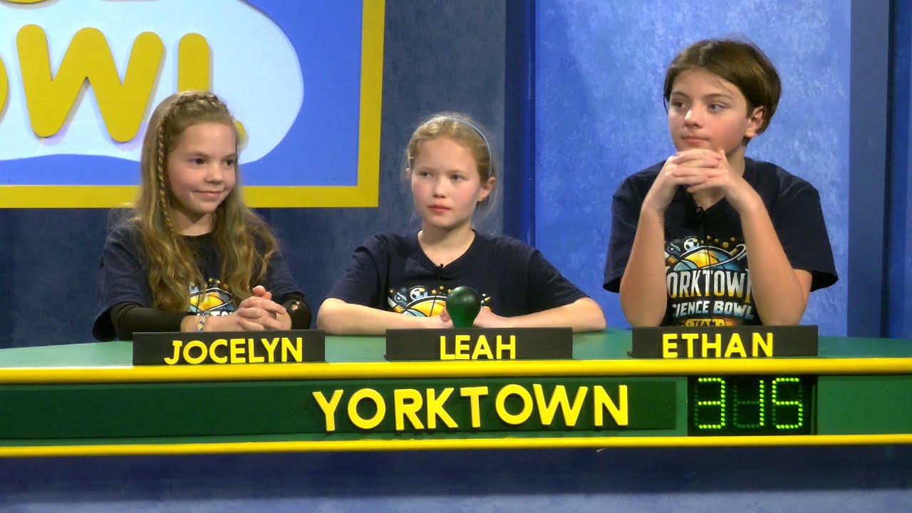 2023-24 Science Bowl Elementary Edition Apple Grove v Yorktown - YouTube