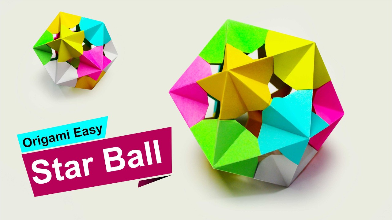 How To Make Modular Origami Star Ball Math Craft Monday: Community