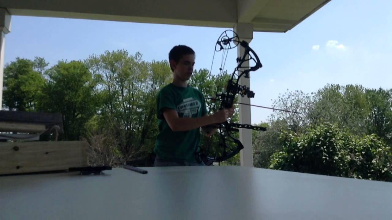 BowTech RPM 360 Shooting 70 Yards - YouTube