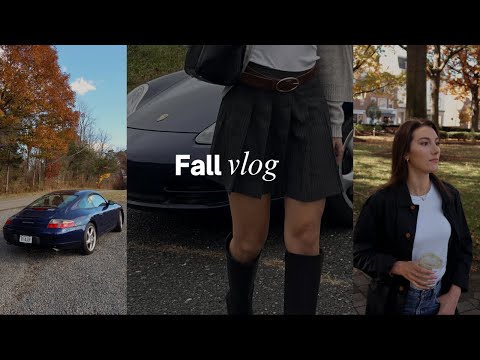 🍂 fall drives | new cafes with my porsche 996 ☕️🏎️