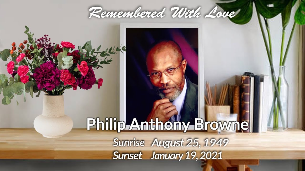 Celebrating The Life of Philip Anthony Browne - YouTube